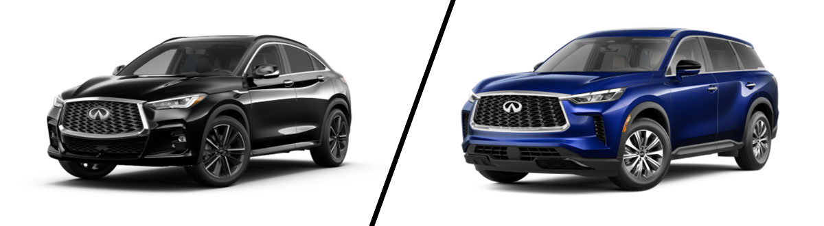 2024 INFINITI QX55 vs QX60 | Crest INFINITI | INFINITI Dealer in Scottsdale, AZ