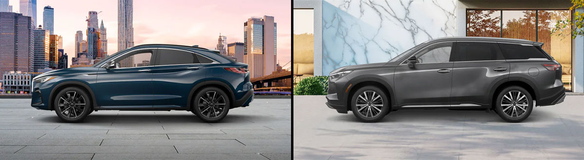 2025 INFINITI QX55 vs QX60 | INFINITI of Scottsdale | INFINITI Dealer in Scottsdale, AZ